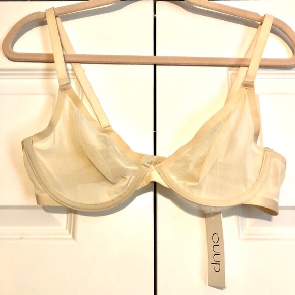 CUUP | Intimates & Sleepwear | Nwt Cuup The Plunge Mesh Bra Underwire ...